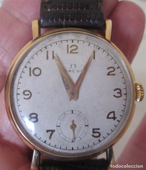 Antiguo Reloj Omega De Pulsera A Cuerda En Oro Vendido En Subasta