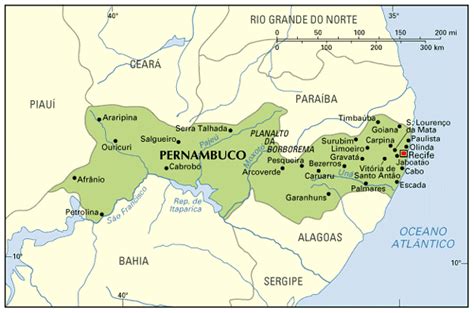 Mapa De Pernambuco