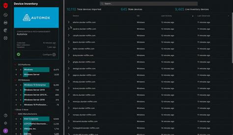 Source Inventory Overview