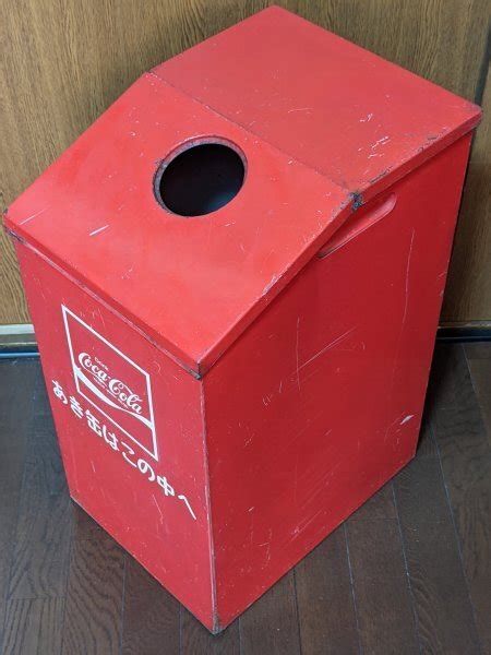 Yahooオークション コカ・コーラ コカコーラ 空き缶入れ ゴミ箱 ダ