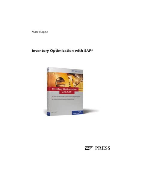 Inventory Optimization With Sap