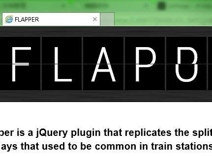 The Word Flap Is Written In Black And White Letters