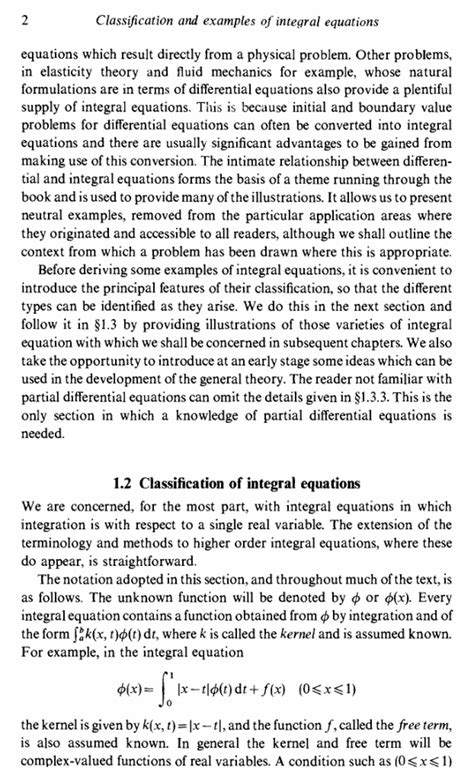 Solution Classification And Examples Of Integral Equations Studypool