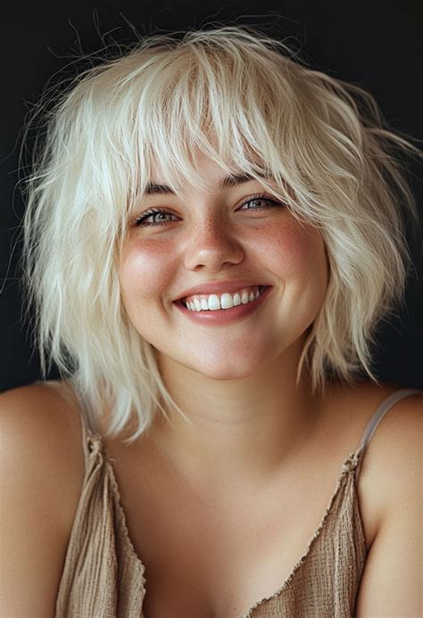 30 Cute Bob Hairstyles With Fringe Dusty Lavender Bob