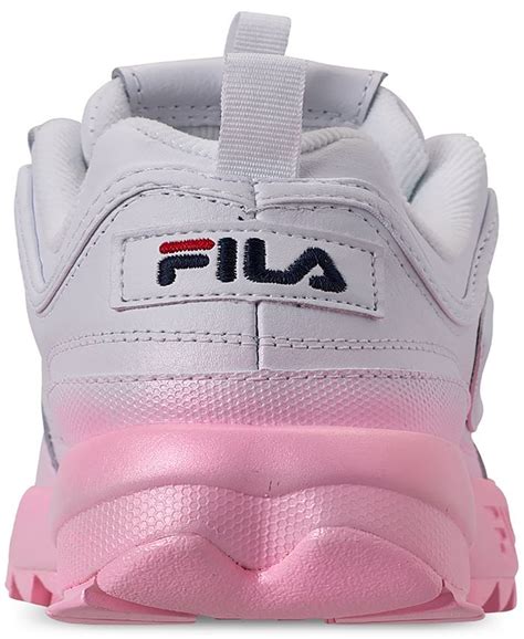 Fila Womens Disruptor Ii Premium Fade Casual Athletic Sneakers From