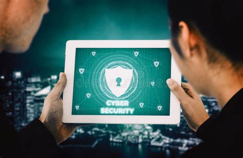 Cyber Security And Digital Data Protection Concept Uds Stock Image