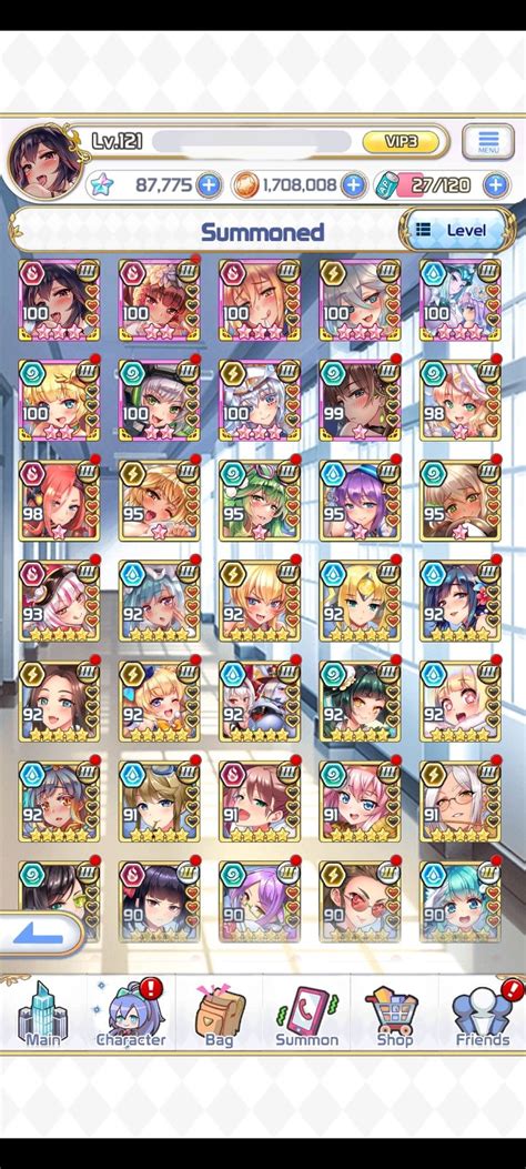 Sold Nutaku Project Qt High End Account Lv121 With 87k Gems Epicnpc
