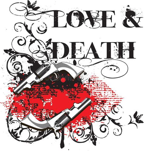 Amor Y Muerte Ilustración Del Vector Ilustración De Pintura 11329044