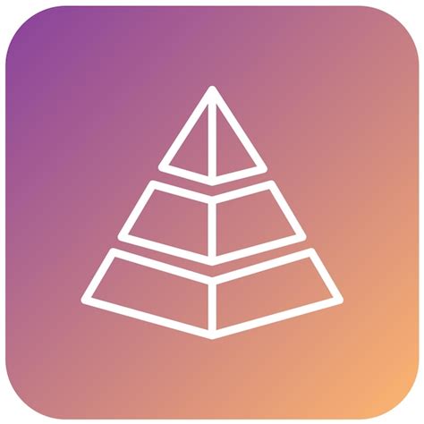 Premium Vector Vector Design Pyramid Icon Style