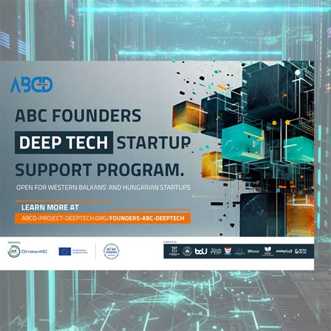 Otvorene Prijave Za FOUNDERS ABC DEEP TECH START UP Program EPICentar