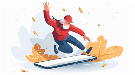 Elderly Injuries Mobile App Page Onboarding Screen Premium Ai Generated Vector