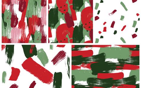 Color Splash Patterns Christmas Edition Templatemonster