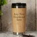 Personalised Engraved Thermal Travel Mug Reusable Coffee Tumbler Cup