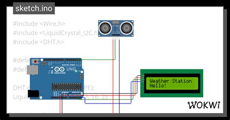 Weather Station Copy Wokwi Esp32 Stm32 Arduino Simulator
