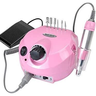 Lixadeira El Trica Para Unhas Em Acrigel E Fibra Motor Porquinho Rpm Nail Drill