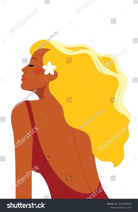 182 Belle Blonde Nue Plage Stock Vectors And Vector Art Shutterstock