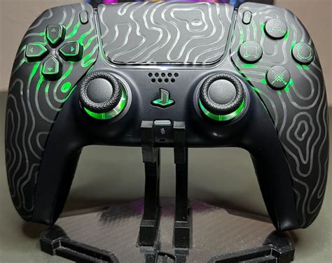 Trippy Theme Rgb Led All Black Premium Custom Wireless Controller