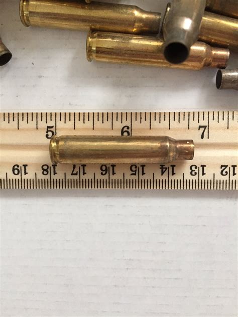 223 5 56 Brass Rifle Casings Used Shells Once Fired Qty 15