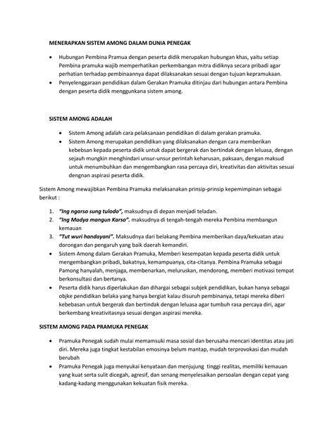 Metode Pembina Pramuka Penegak Docx