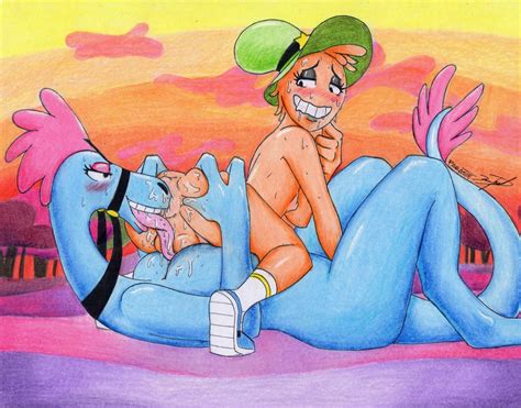 Rule 34 69 Anal Anus Balls Blush Breasts Female Interspecies Licking