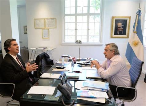 Capitanich Se Reunió Con El Presidente Fernández Y Analizaron El