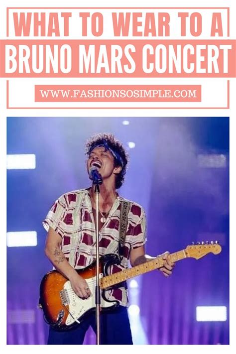 What To Wear To A Bruno Mars Concert Bruno Mars Concert Outfit Ideas