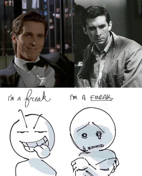 The Duality Of Them Atiyaxa In The Batesmen Norman Bates X Patrick Bateman On Tumblr