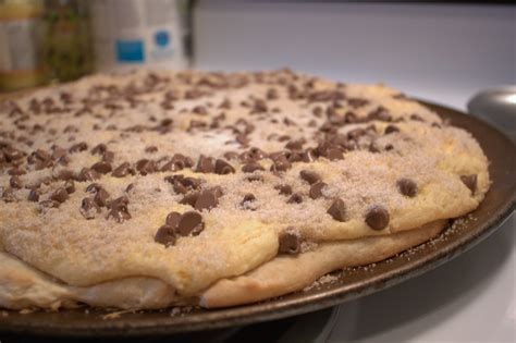 Chocolate Chip Dessert Pizza