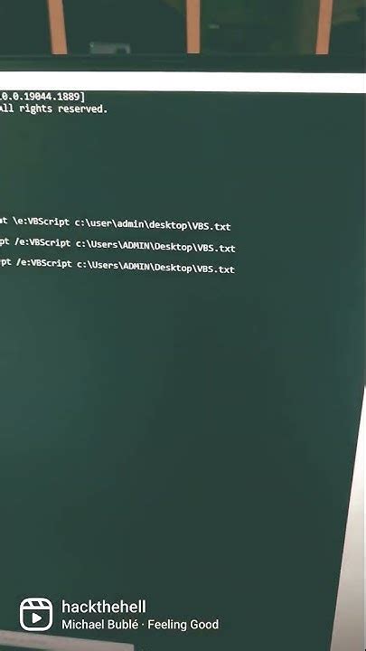 Executing Text Payload Using Vbscript Shorts Learning Infosec