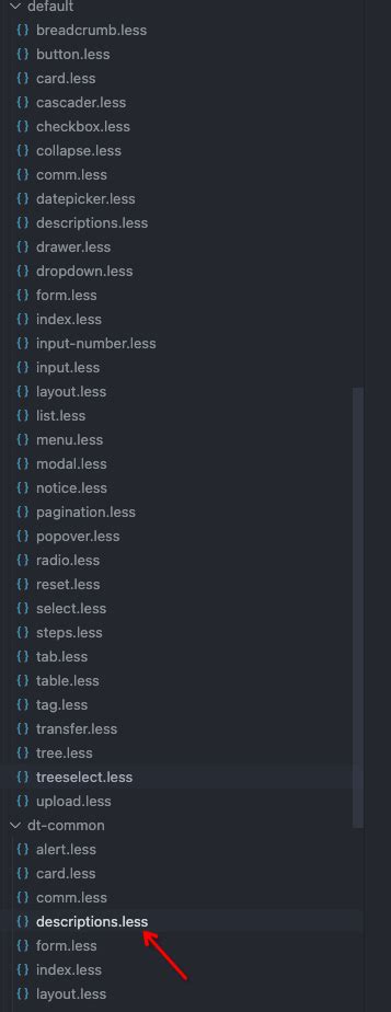 ui5 0 重构迁移dt commom文件下的descriptions到default下 · issue 393 · dtstack ant