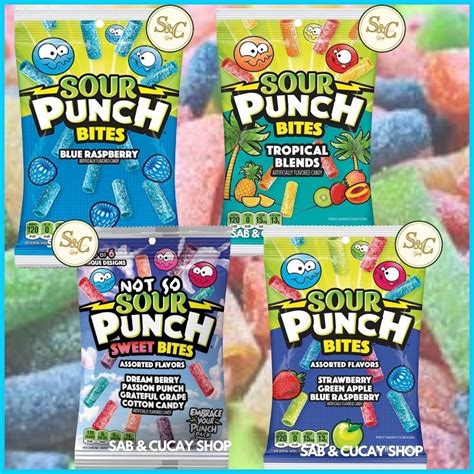 Sour Punch Bites Sweet Chewy Candy 105g Shopee Philippines
