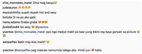 Look Yen Santos Dons Daring Bikini Top Denies Shes Got A Kiss Mark