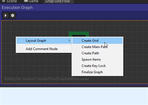 create flow graph dungeon architect for unity
