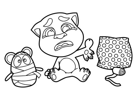 20 Talking Tom Coloring Pages Free Printable Pdf And Online Coloring