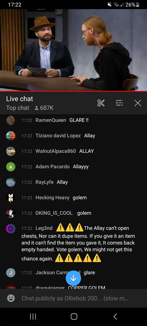 Everybody Spamming Chat In Mc Live Is Just Annoying R Facepalm