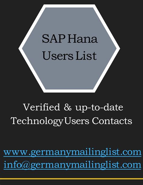 PPT SAP Users Contacts List PowerPoint Presentation Free Download ID