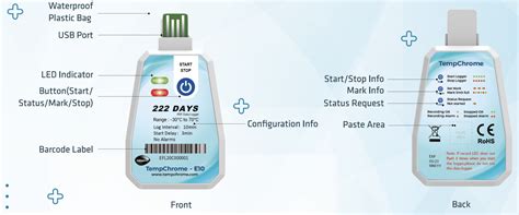Tempchrome E10 Single Use Temperature Data Logger Royal Kana Group