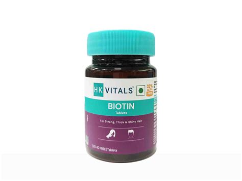Buy Hk Vitals Biotin 10000 Mcg Tablet Online Clinikally