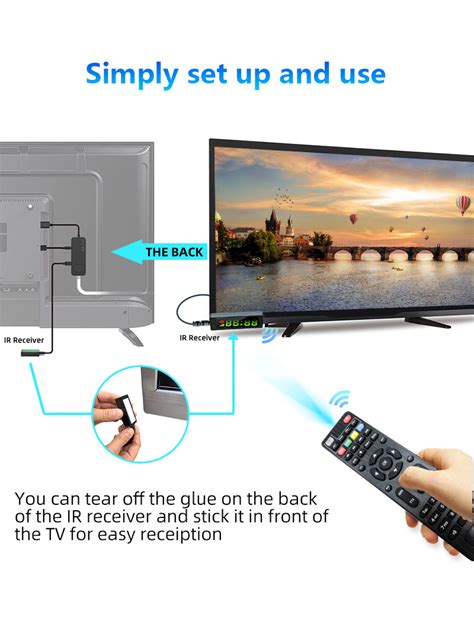 Digital Terrestrial Decoder Dvb T2 Full Hd Mini Stick 10bit 1080p H265