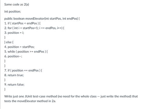 Draw The Control Flow Graph For The Following Method Chegg