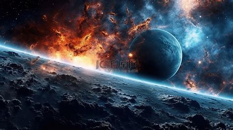 魔法宇宙 3d 渲染的宇宙背景图片免费下载海报banner高清大图千库网图片编号6815632