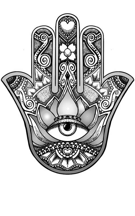 Hamsa Hand Design By Andywillmore On Deviantart
