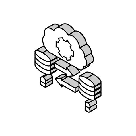 Replication Database Isometric Icon Vector Illustration 39304313 Vector