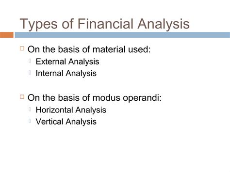 Financial Statement Analysis Types And Techniques Ppt