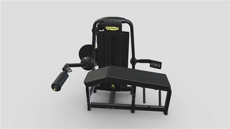 Technogym Selection Prone Leg Curl Buy Royalty Free D Model By Frezzy Frezzy D