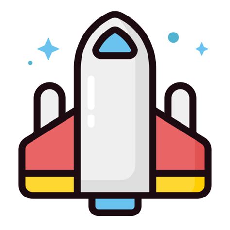Spaceship Generic Outline Color Icon