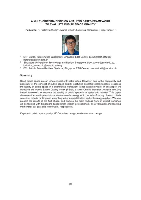 pdf a multi criteria decision analysis based framework to evaluate