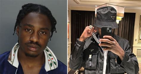 Lil Tjay Poses For Mugshot After Arrest While Boarding A Private Jet In