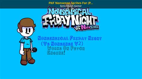 Fnf Nonsense Sprites For Psych Engine Works Mod For Friday Night Funkin Fnf Mods