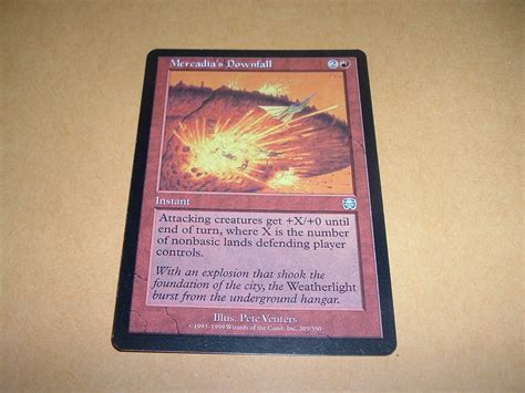 Mercadias Downfall Magic Mtg Mercadian Masques Card 205 Unplayed